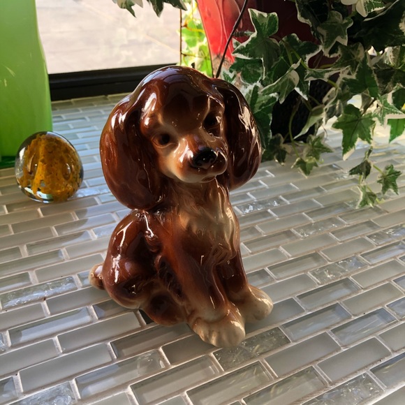 Accents | Vintage Ceramic Spaniel Puppy Dog Figurine Doggy Collector ...